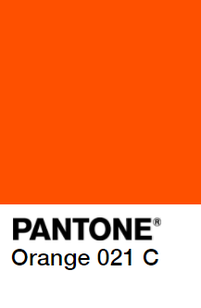 PANTONE Orange 021 C, on Designer Pages